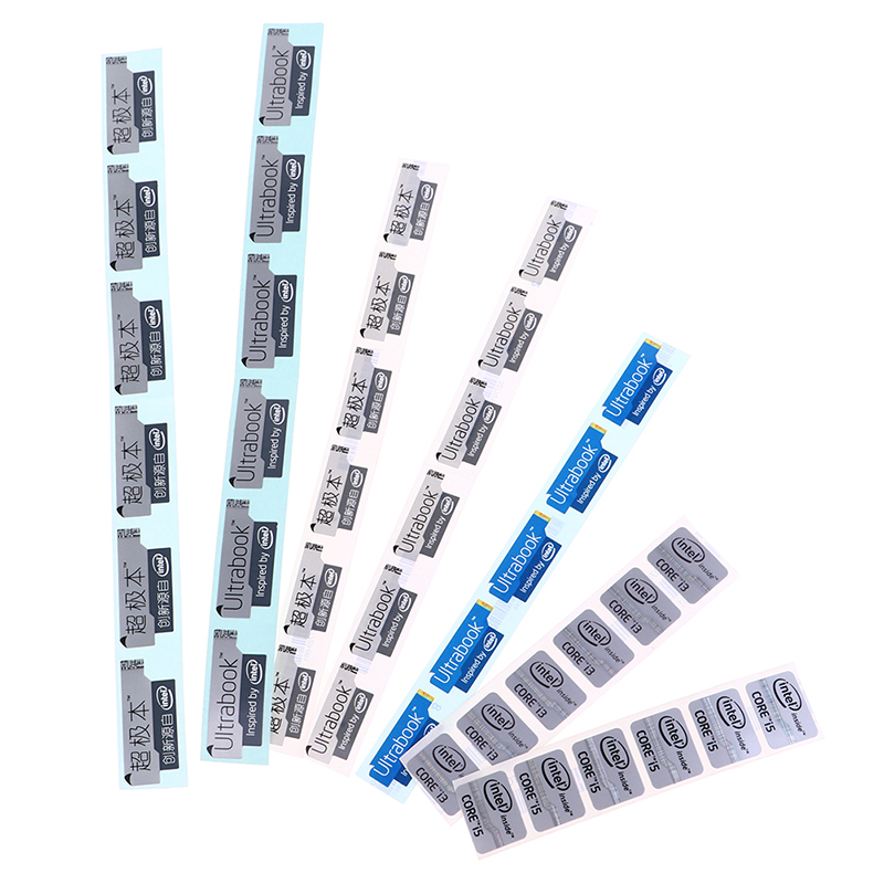 【Hot demand】 5pcs Performance Label Sticker Logo Intel Core Four- Core ...
