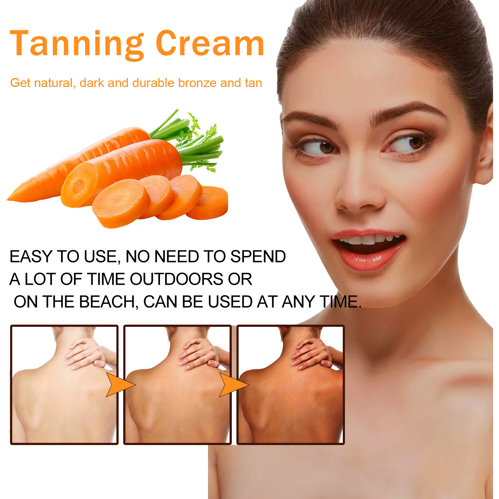 Tanning Cream Sunburn Repair Lotion Natural Tanning Oil Self Tanner ...