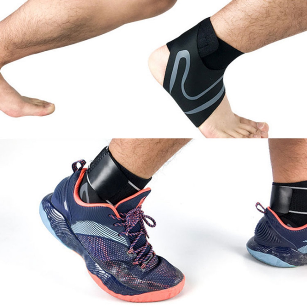 1PC Fitness Sports Ankle Brace Gym Elastic Ankle Support Gear Foot ...
