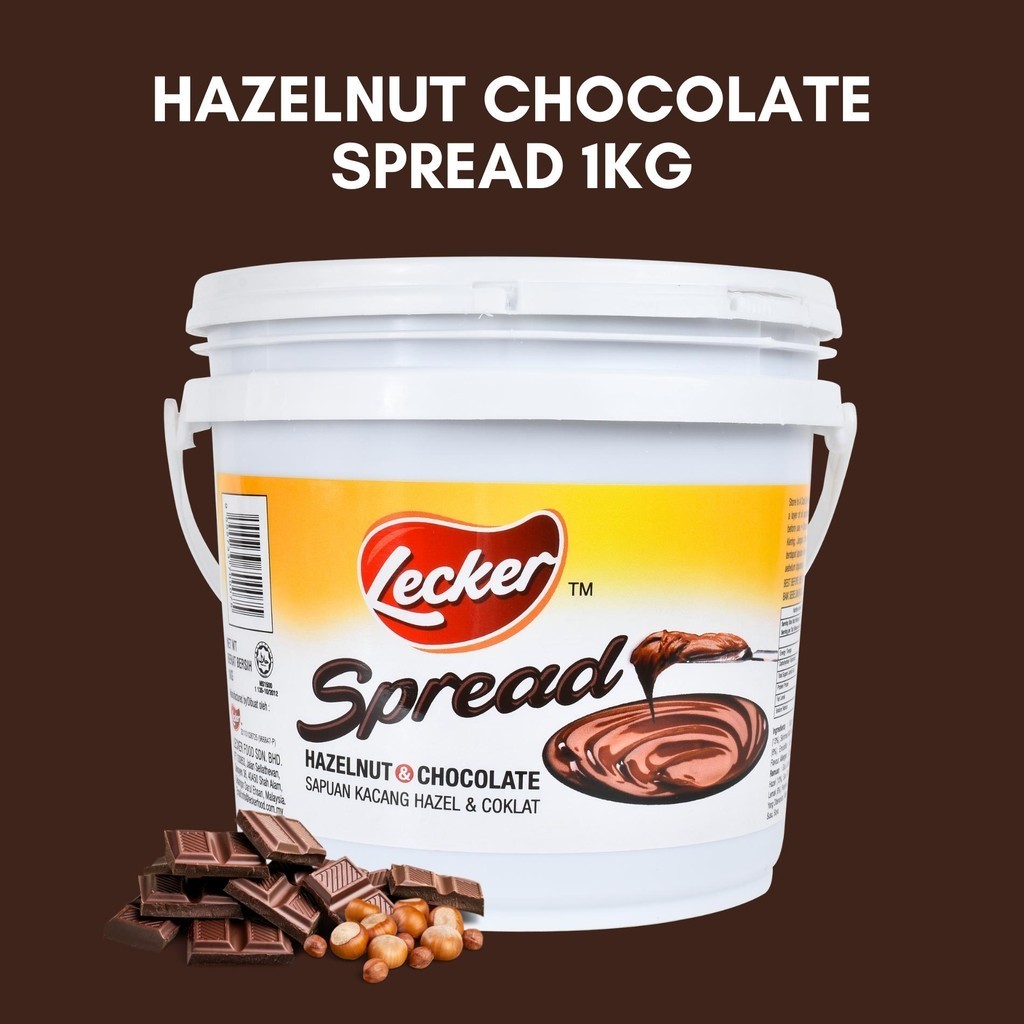 Lecker Hazelnut Spread Matcha Spread Topping Filling Kek Tapak Kuda ...