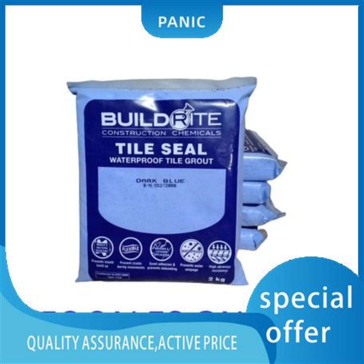 BUILDRITE TILE SEAL (DARK BLUE) WATERPROOF TILE GROUT | Lazada PH