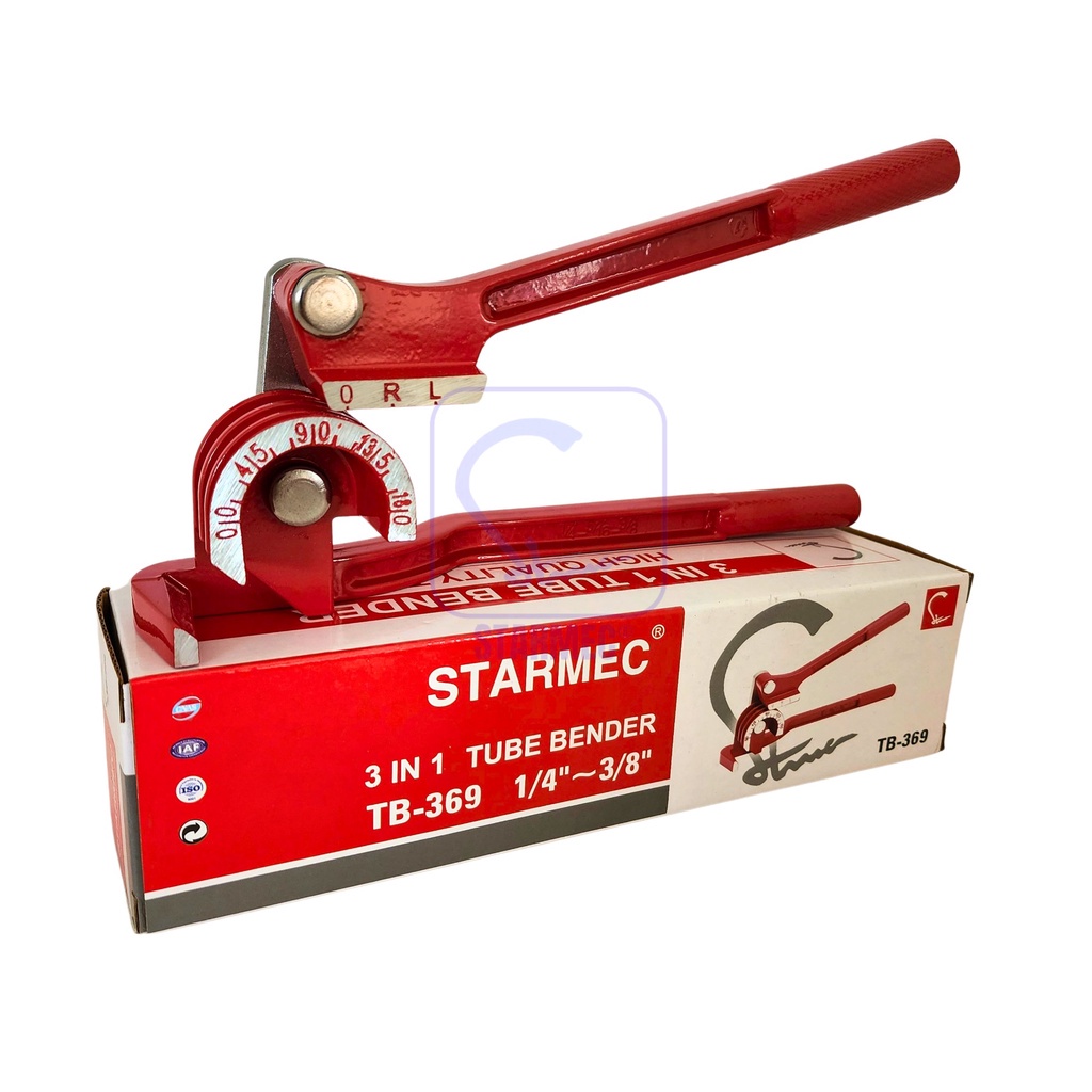 Tube bender 3 in 1 1/4",5/16",3/8"-180° TB-369 Pembengkok Pipa Tembaga ...