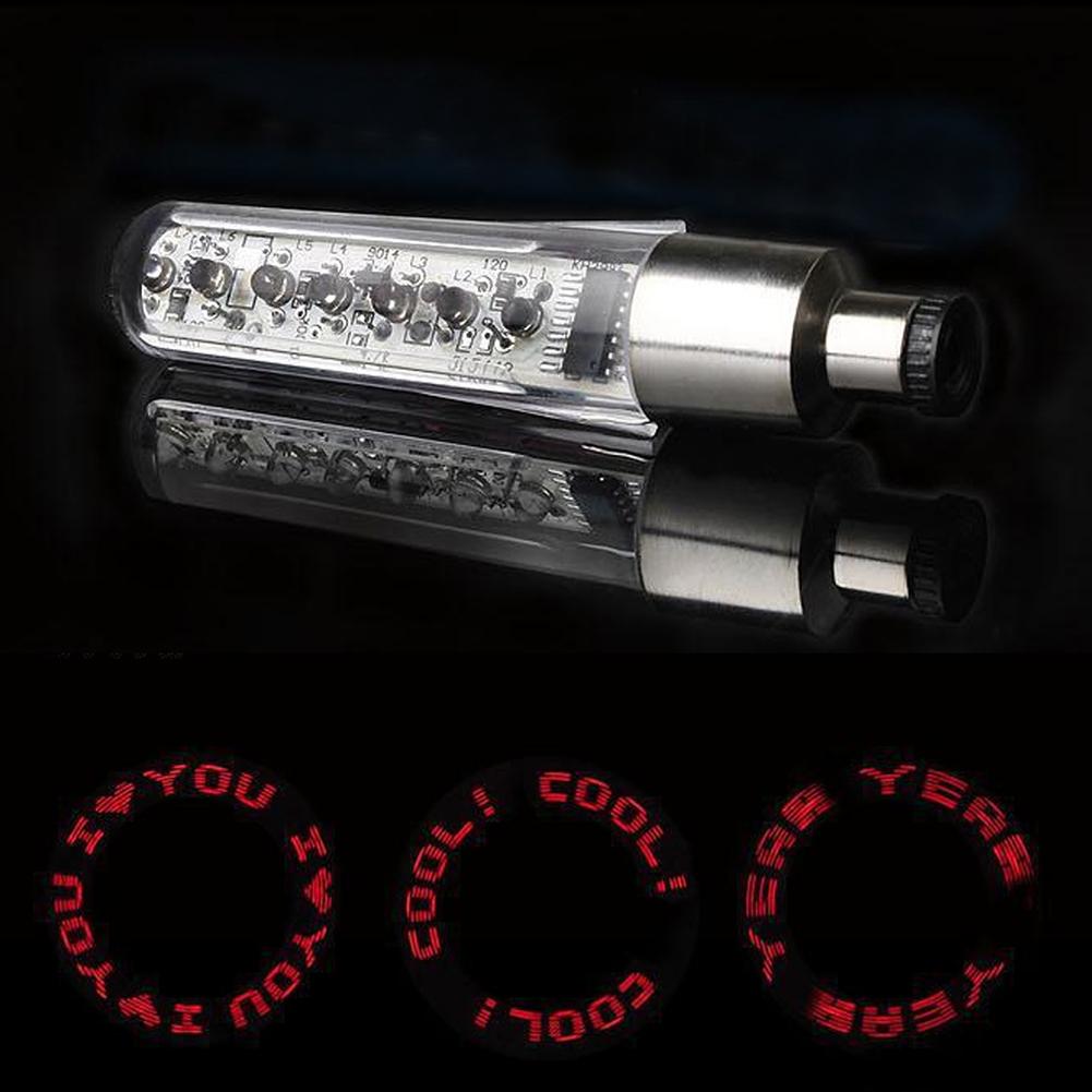 Homestar Bicycle LED Bike Wheel Tire Spoke Decorate Light MTB Valve ...