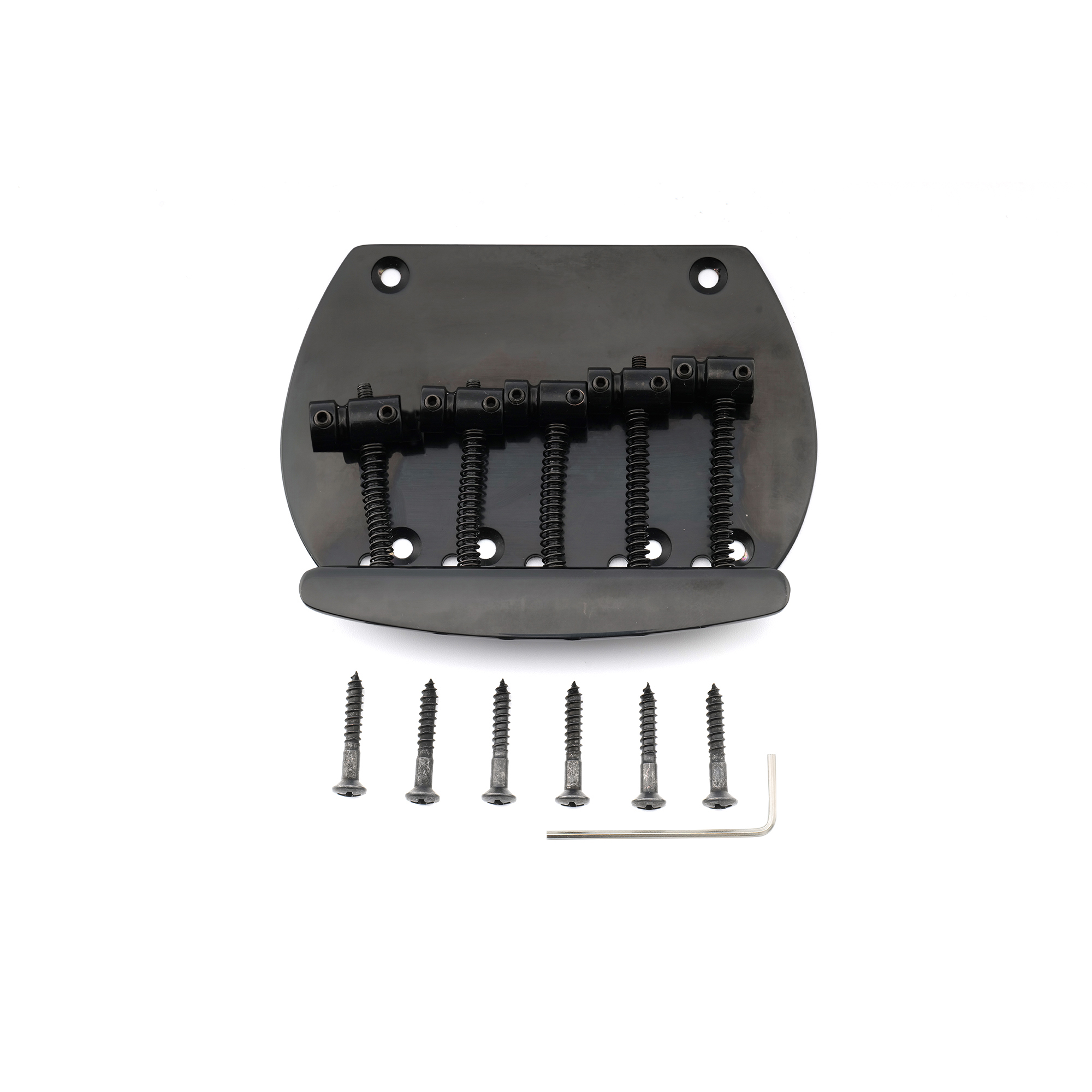 Musiclily Pro 16mm Steel 5-String Bass Bridge for Musicman Style Bass ...