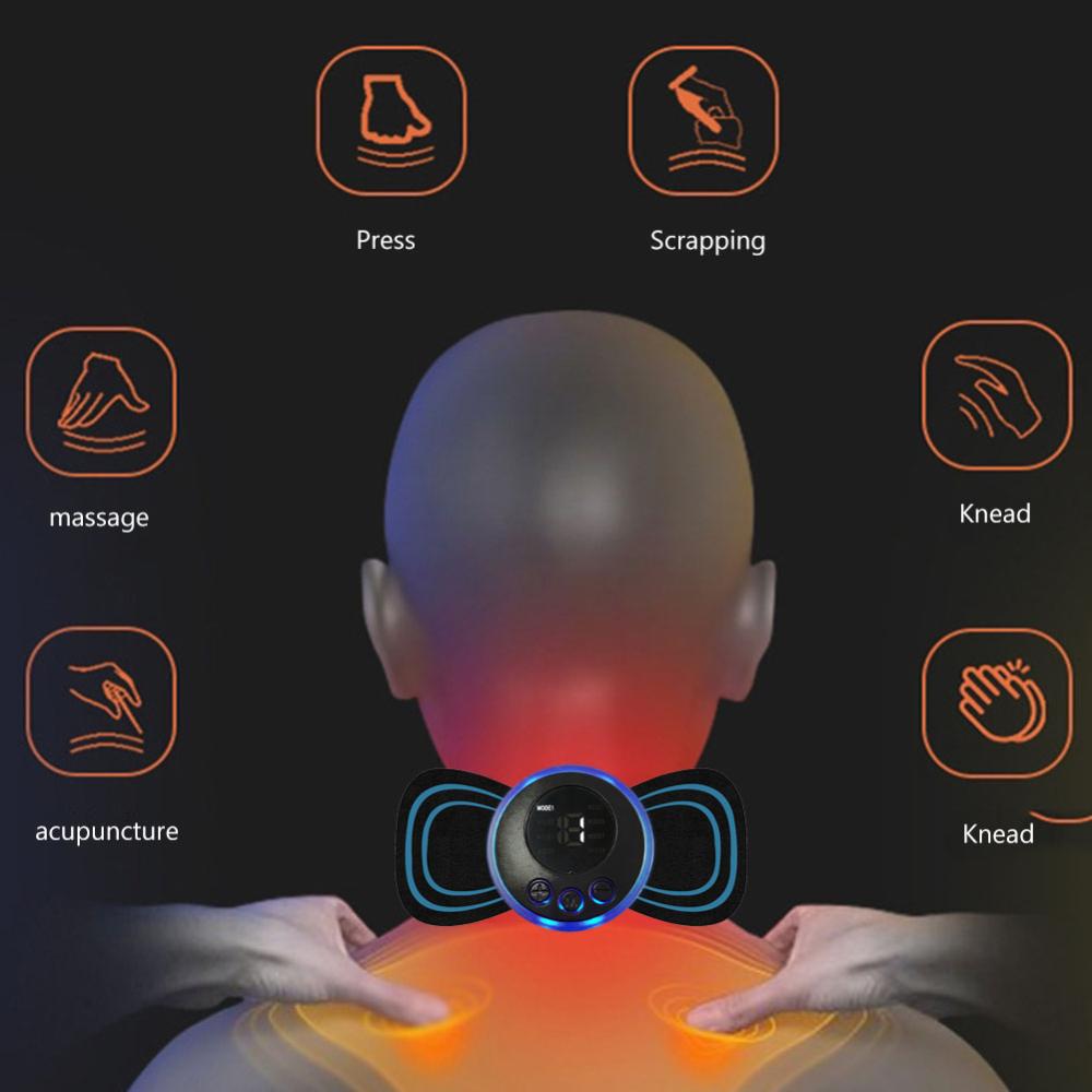 Portable Pulse Neck Massager Releasing Stress Household Neck Relaxation ...