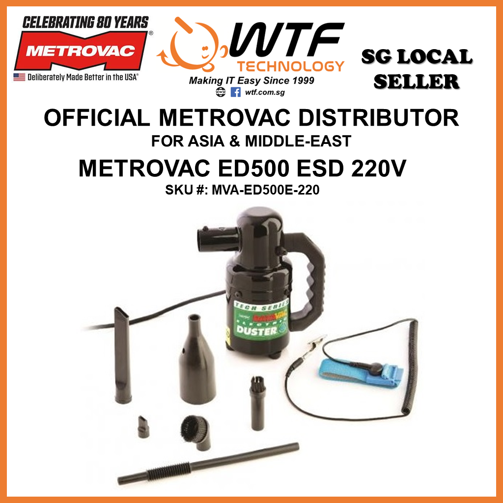 MetroVac® DataVac® ED500 / ED500ESD Electric Duster (Made In U.S.A ...