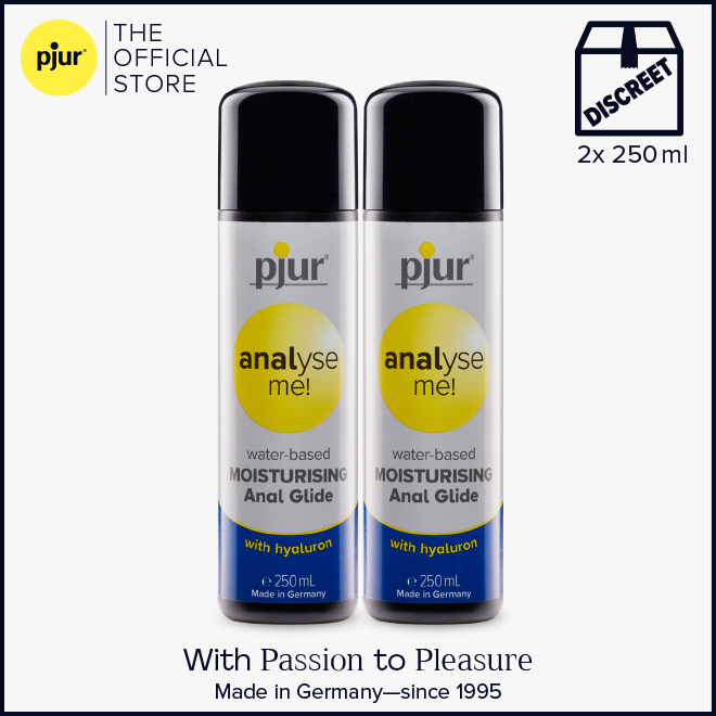 Pjur Analyse Me Comfort Water And Extra Moisturising Hyaluron Anal Glide Lubricant Sex Lube
