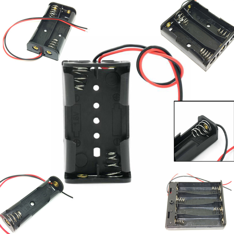1x 2x 3x 4x AAA Battery Holder Case AAA Cell Storage Box Battery ...