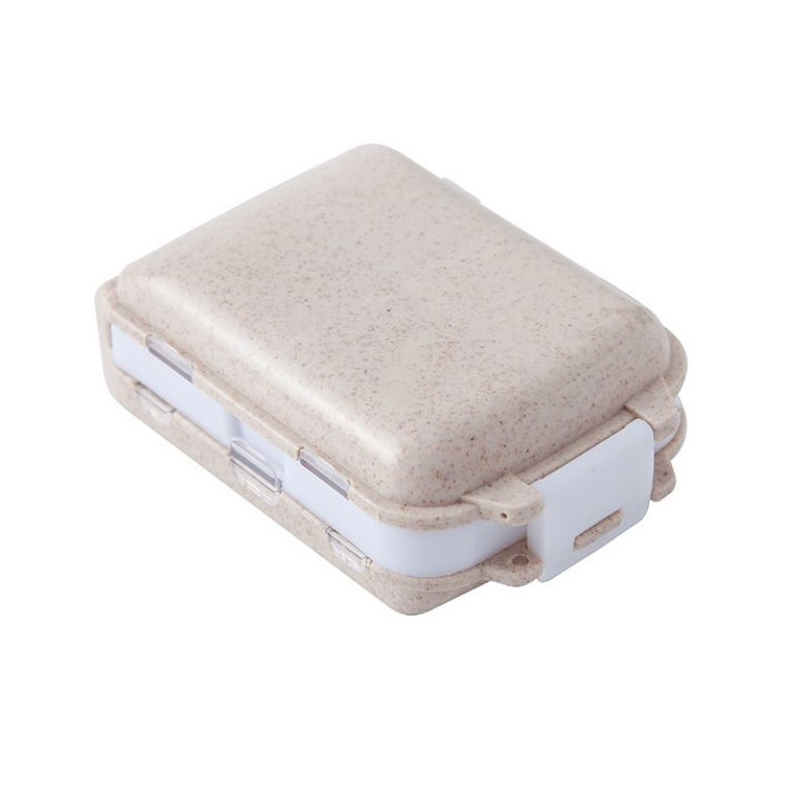 8 Divider Clamshell Design Medicine Tablet Pill Storage Organizer Heavy ...