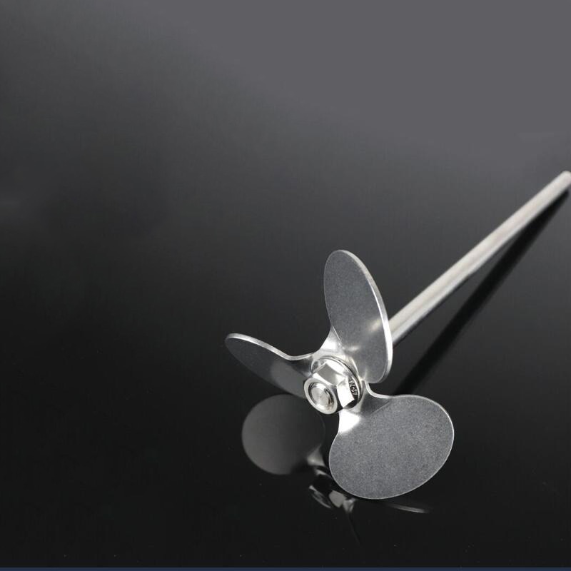 ZZOOI 1pcs lab stainless steel DIA40mm to 120mm three blade propeller ...