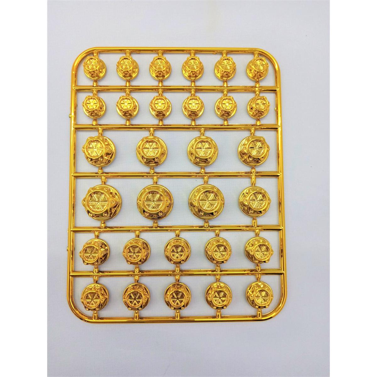 Designable Golden color nut-bolt cap 30 pieces for all kinds of ...
