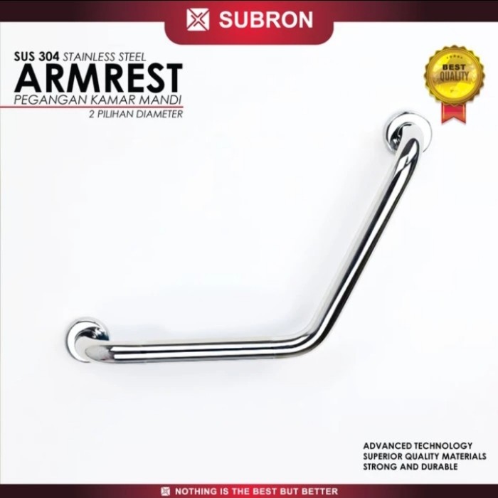 PEGANGAN BATHTUB 50 CM STAINLESS STELL / PEGANGAN KAMAR MANDI / SIKU ...