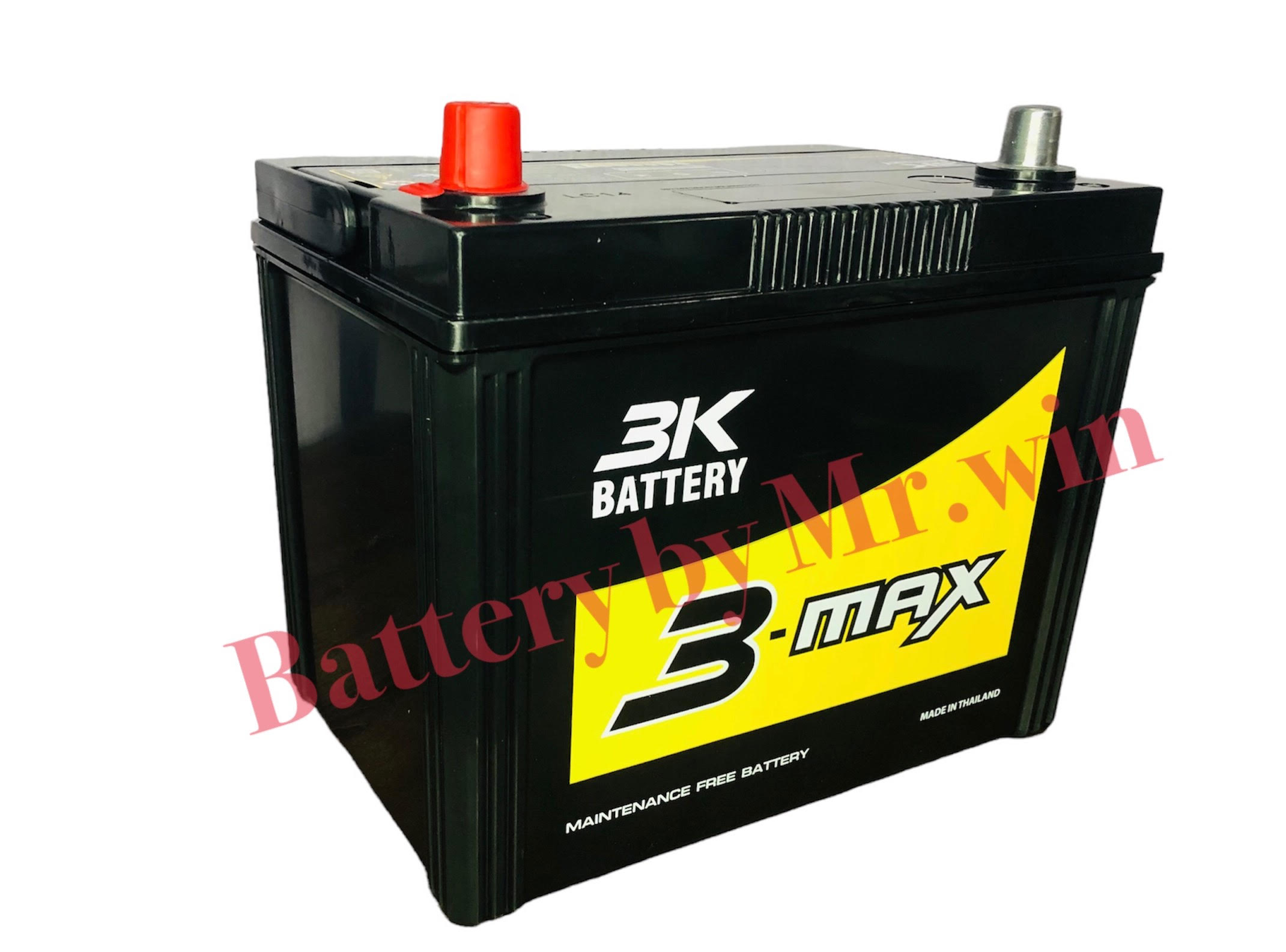 แบตเตอรี่รถยนต์ By Mr.WIN 3K MAX95 R 75แอมป์ 90D26R 12V แบตกึ่งแห้ง ขั้วR ของใหม่ ใส่รถกะบะรุ่น ...