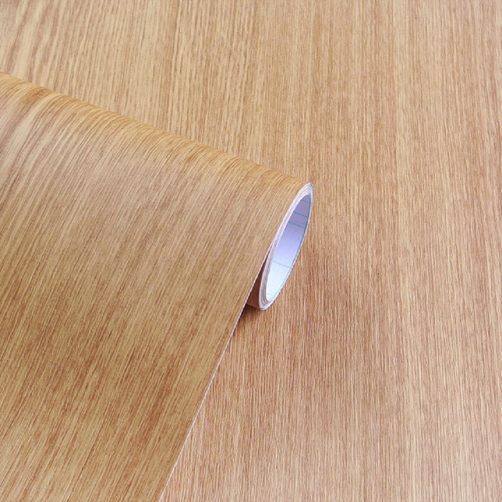 Thickened wood sticker self adhesive wallpaper wooden door old ...