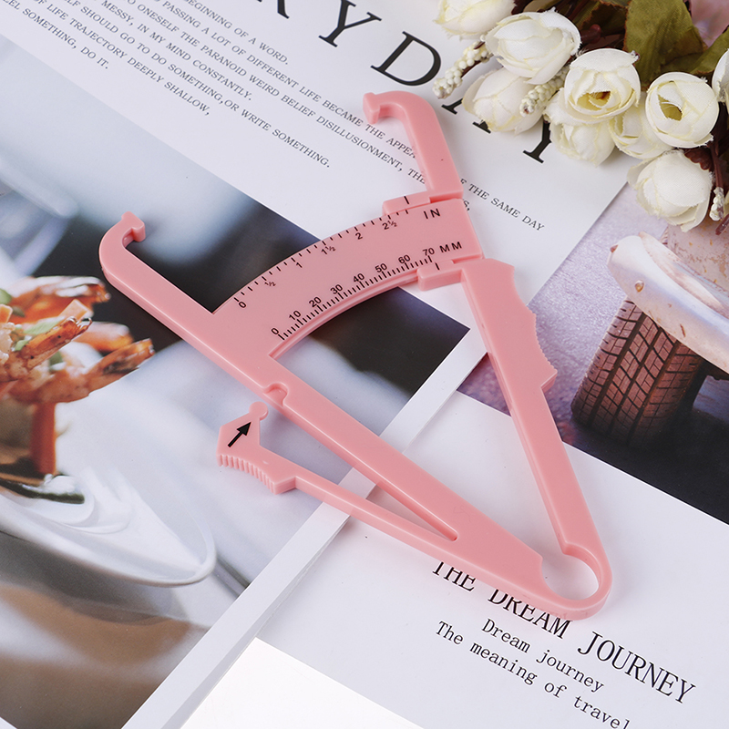 1PC Body Fat Caliper Body Fat Tester Skinfold Measurement Tape with ...