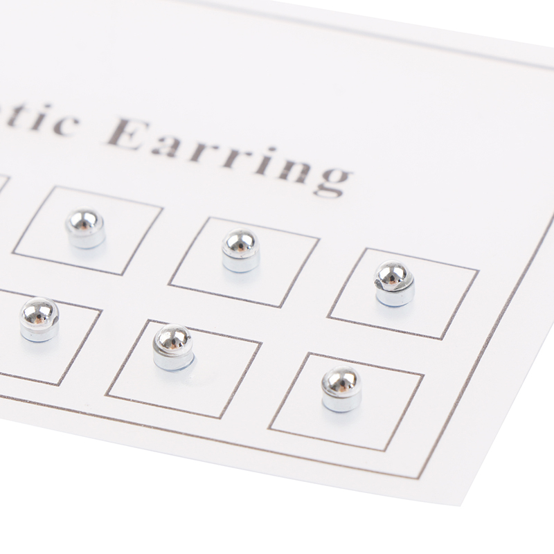 12pcs/Card Magnet Earring Nose Lip Labret Stud Fake Cheater Non ...