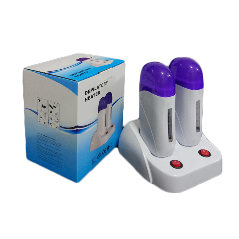 Yuanyan 2 in 1 Depilatory Heater Roll On Wax Warmer Refillable Wax ...
