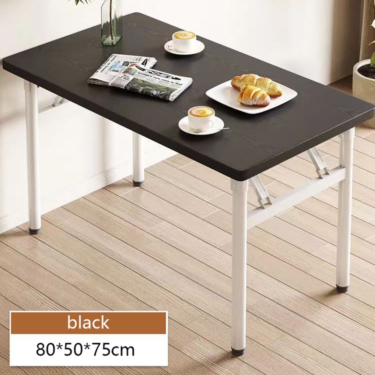 Foldable Dining Table 80*50*75cm No Installation Required Folding Table ...