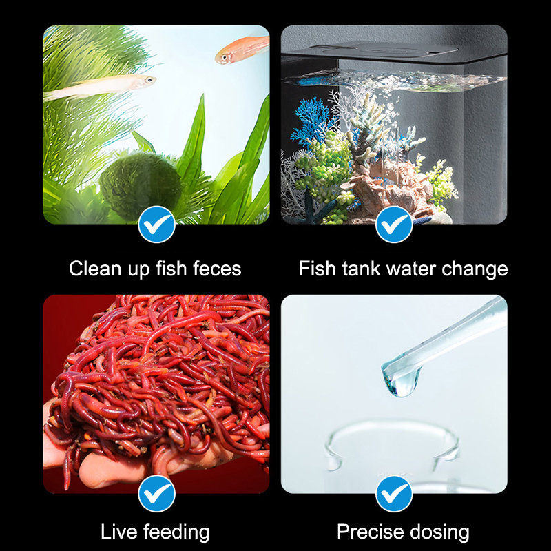 Accessoire Aquarium Eau Douce A Creative] 50ML Pipette Fish Tank Siphon ...