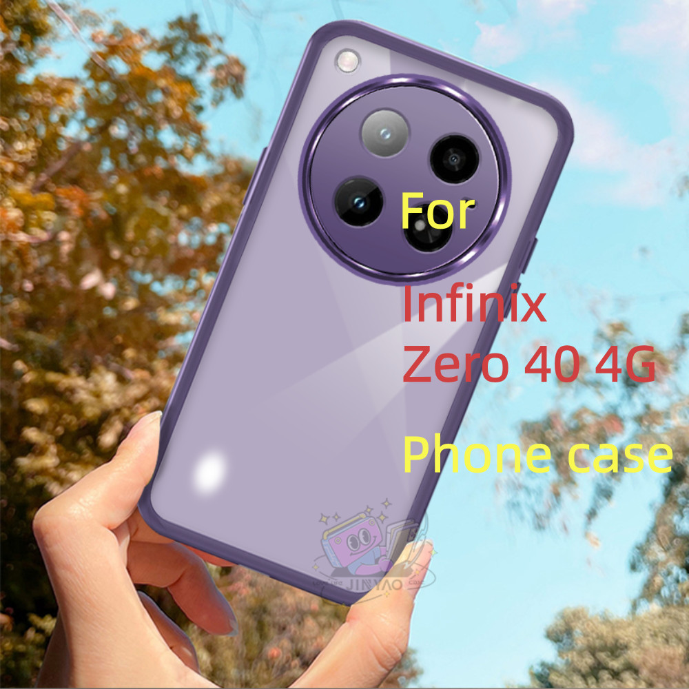 【Popular】 For Infinix Zero 40 4G Phone case transparent Lens protector ...
