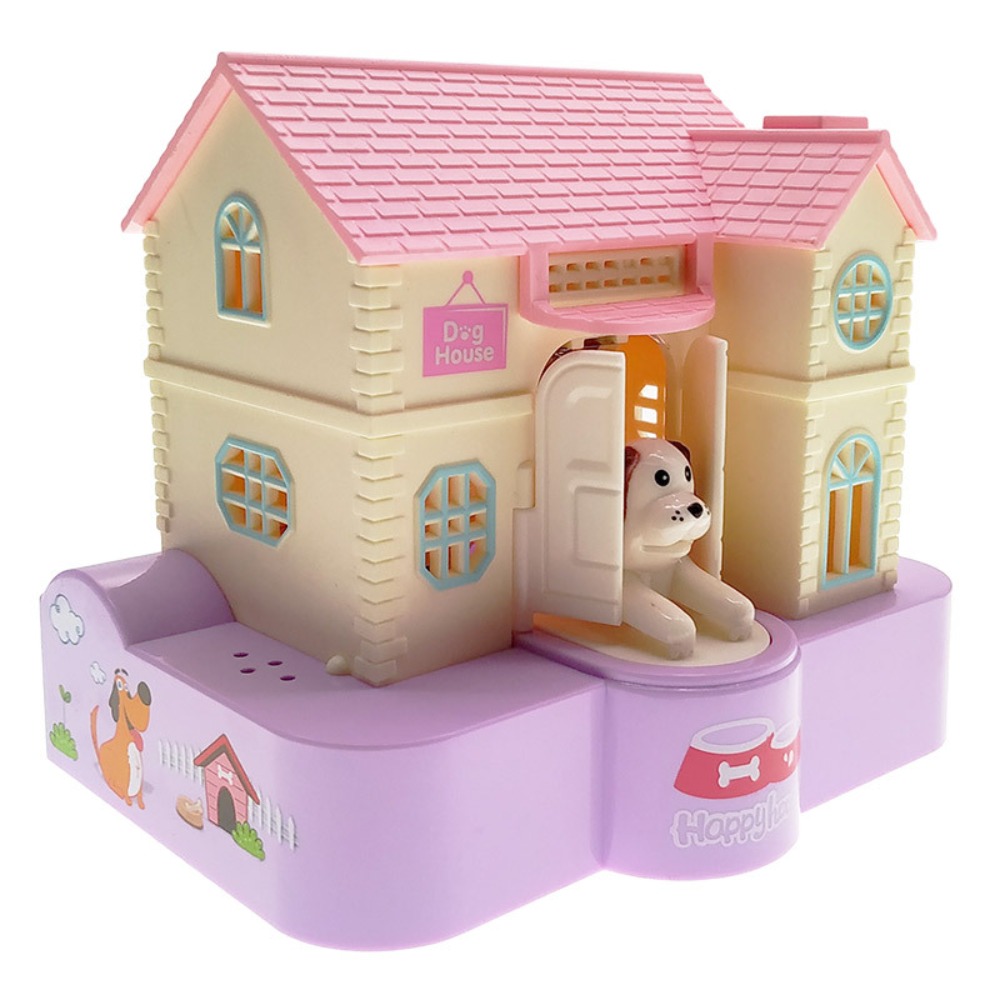 Home Decor Automatic Swallowing Doghouse Saving Box Storage Box Light ...