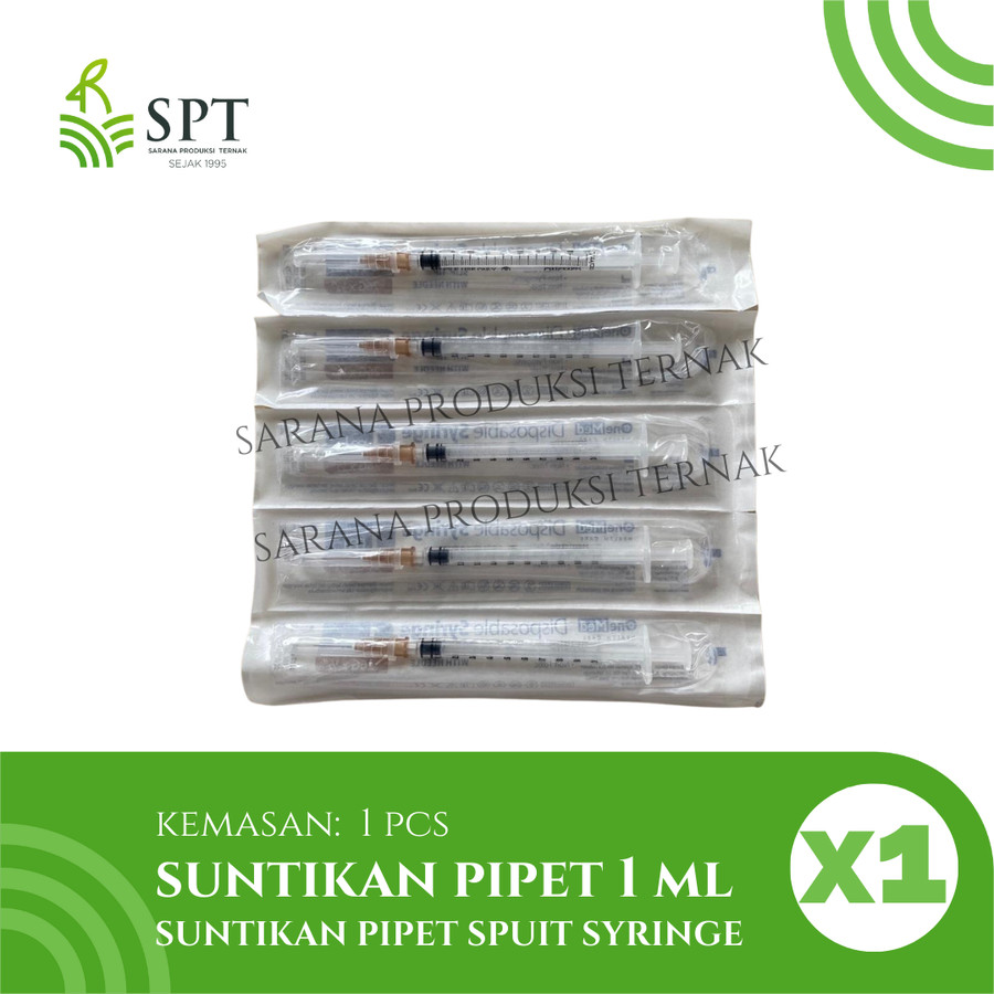 SUNTIKAN PIPET SPUIT SYRINGE 1 CC ML | Lazada Indonesia