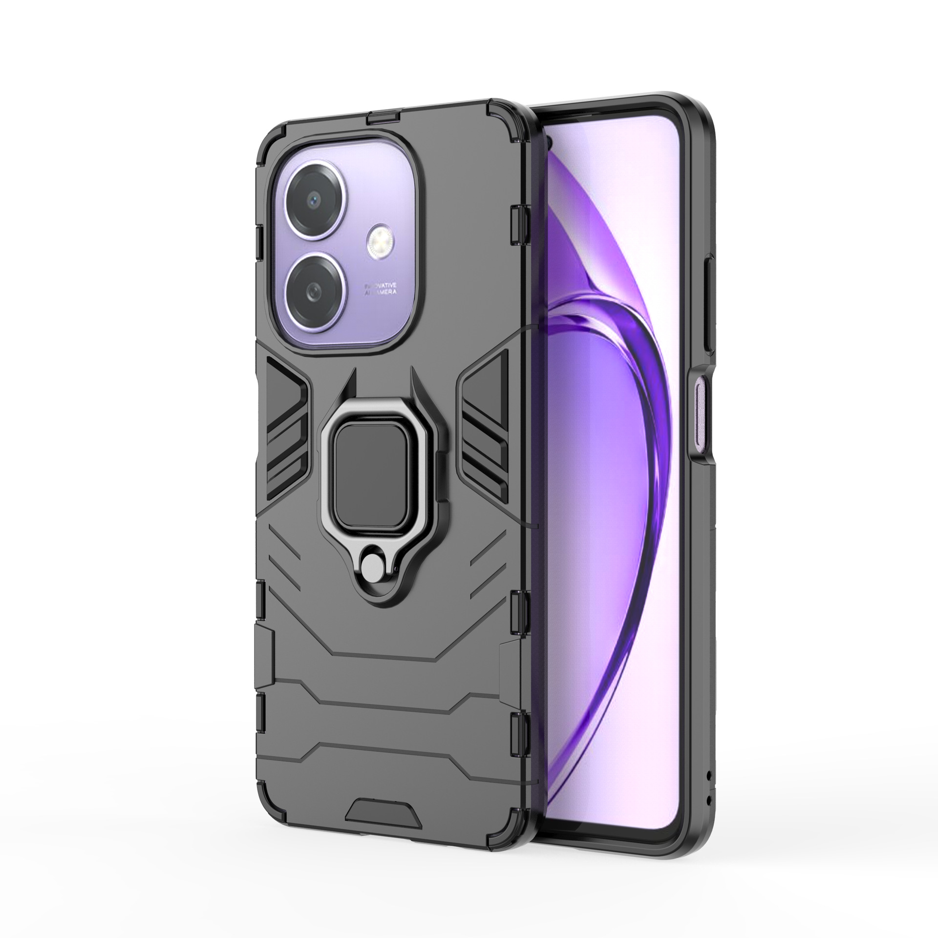 Oppo A3 Pro Phone Case,Shockproof with Ring Holder Phone Case Cover for ...
