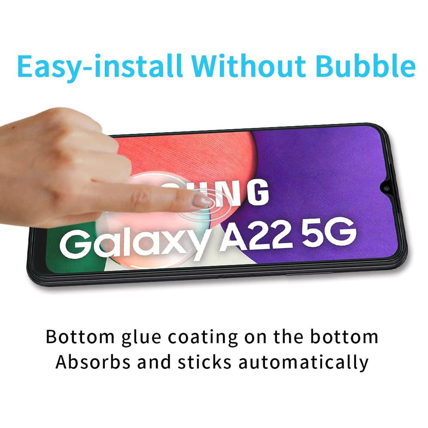 Jiufeng Fashion 2/4Pcs Tempered Glass For Samsung Galaxy A22 A22s 5G ...