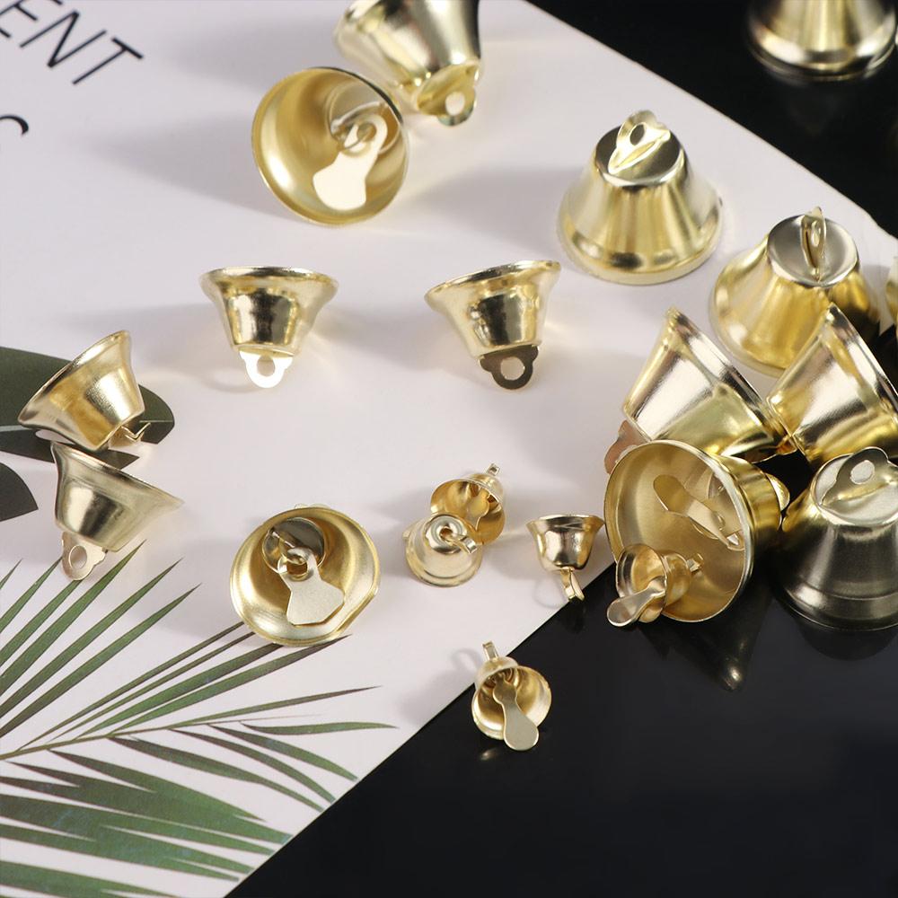 50pcs Gingle Bell Jewelry Materials Small Bell DIY Crafts Multi Size ...