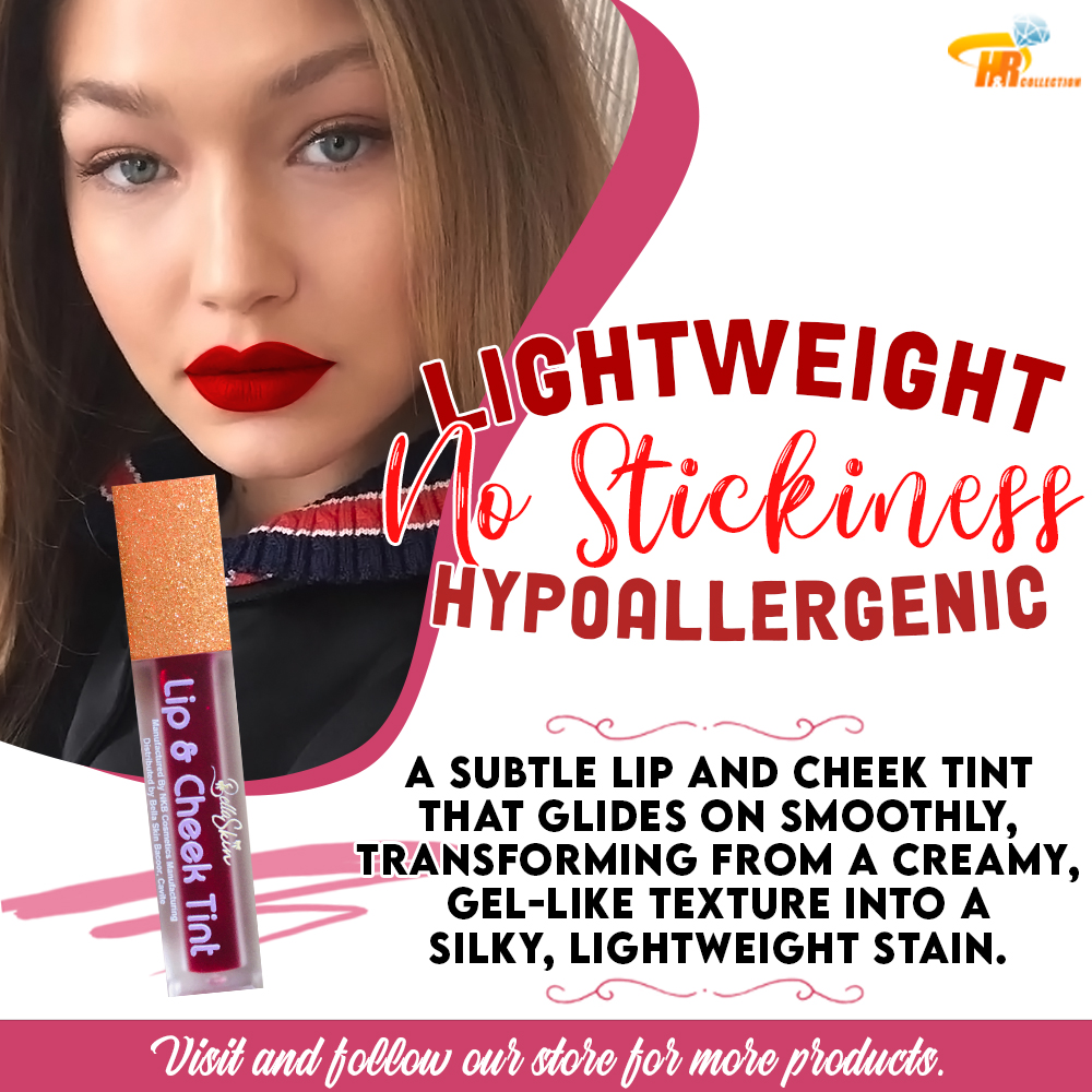 Bella Skin Lip and Cheek Tint, Lightweight, Hypoallergenic, No ...