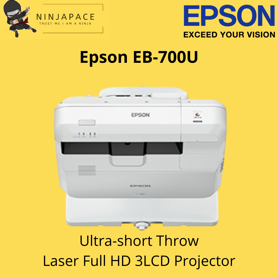 Epson EB-700U Ultra-short Throw Laser Full HD 3LCD Projector EB700U ...