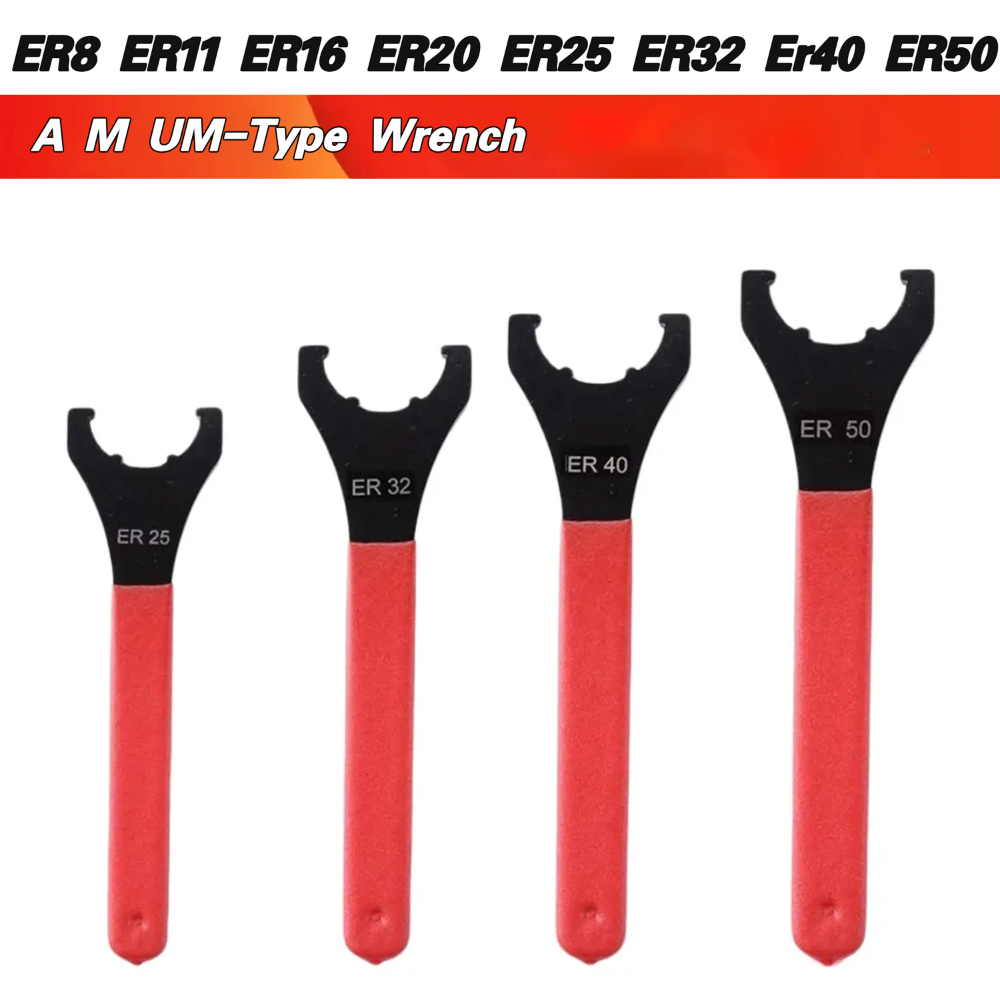 UM ER25 ER32 ER40 ER50 UM Type Collet Chuck Holder Spindle Nut Wrench ...