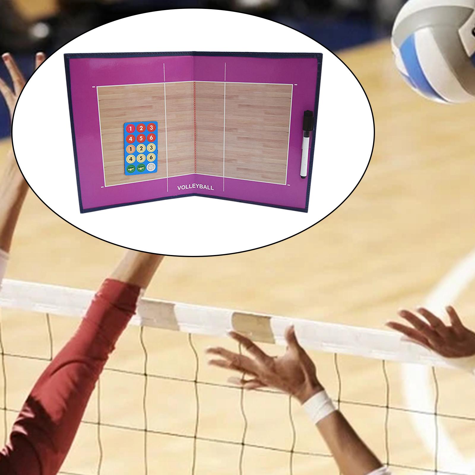 tongina Volleyball Coaching Board with Dry Erase Coaches Match Plan ...