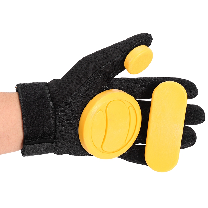 DIY Longboard Slide Gloves Skateboard Gloves Foam Protector Downhill ...