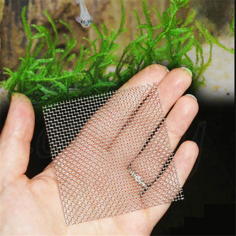 1Pcs 8cmx8cm Stainless Steel Wire Mesh Pad For Aquarium Moss Steel Mesh ...