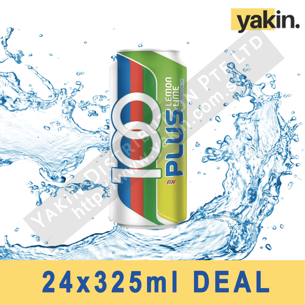 100 Plus Lemon Lime Isotonic Drink 24x325ml Cans Carton Deal | Lazada ...