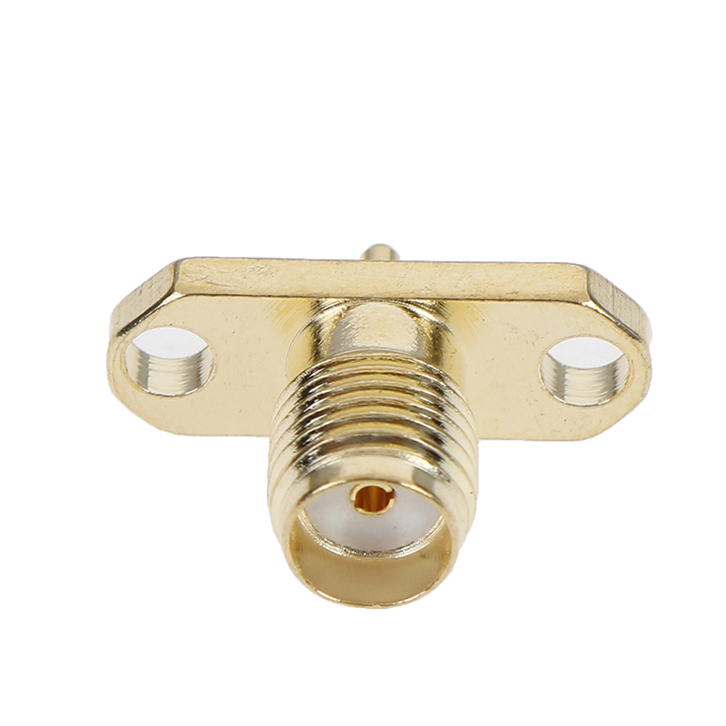 SMA Female 2 hole panel Flange jack with solder Post terminal RF ...