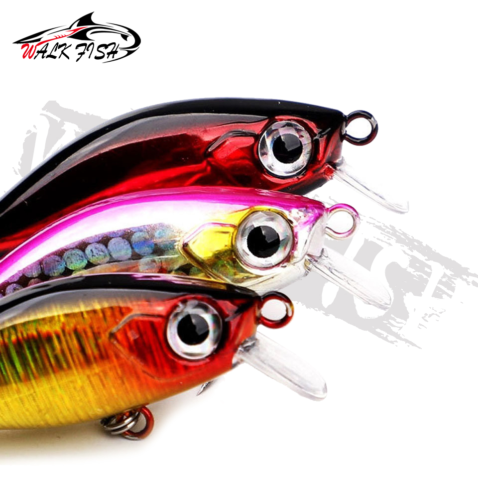 【M.M Hardware 】WALK FISH 1PCS 50mm/4.8g Fishing Bait Japanese Minnow ...