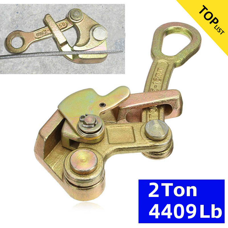 2Tons Pat Grip Gripeper steel wire clamp pulling grip hand puller wire ...