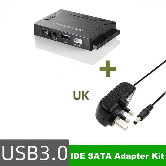 【ZenithZone】Usb Sata Ide Adapter W/ 12v2a Power Cable 2.5 3.5 Ide ...