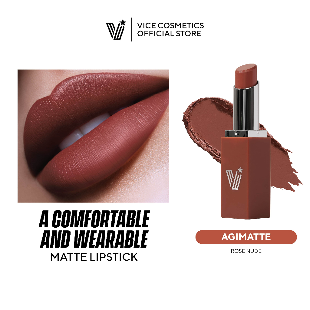 Vice Cosmetics Matte For All Flexi Matte Lipstick (Pigmented, Long ...