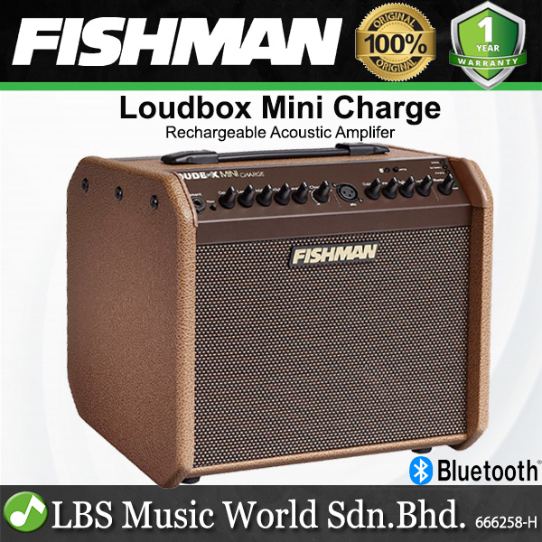 Fishman Loudbox Mini Charge 60 Watt Bluetooth Rechargeable Battery ...