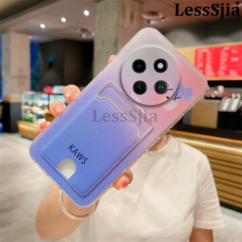 Phone cover Xiaomi Redmi 14C Back case Card Holder Wallet KWS Cute Bear ...