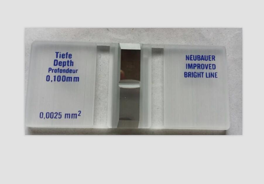 10pcs blood cell counting chamber Hemocytometer with bright line for ...