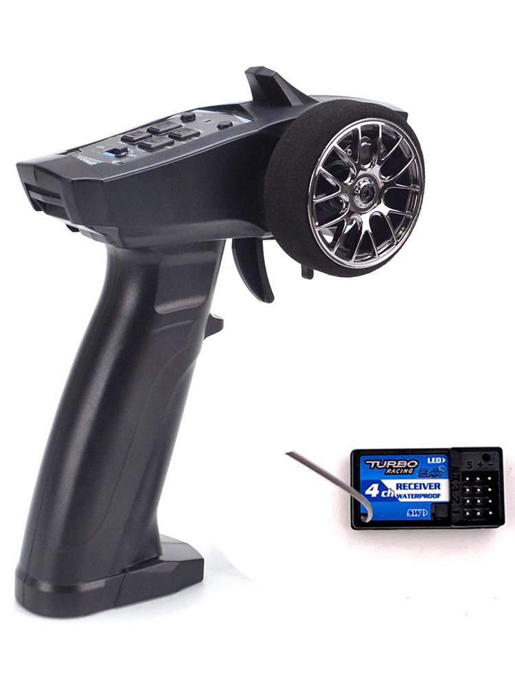 Turbo Racing 91803G-VT RC 2.4GHz 3CH Radio Transmitter Remote ...