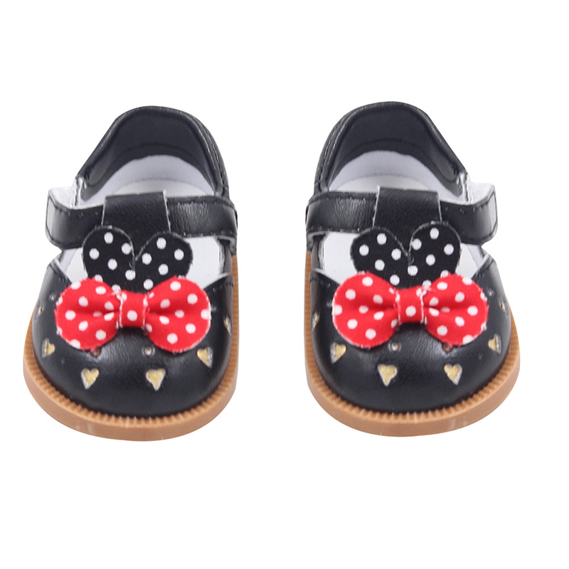 Cute Doll Shoes 7cm Cartoon Bowknot Mini Sandals For 18inch American ...