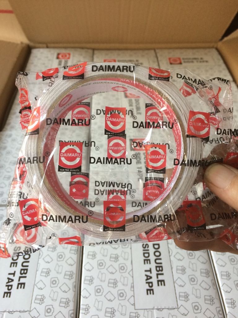 Double Tape DAIMARU 24mm 12yard/Dabel/Doubel Tape/Double Sided 1 inch ...