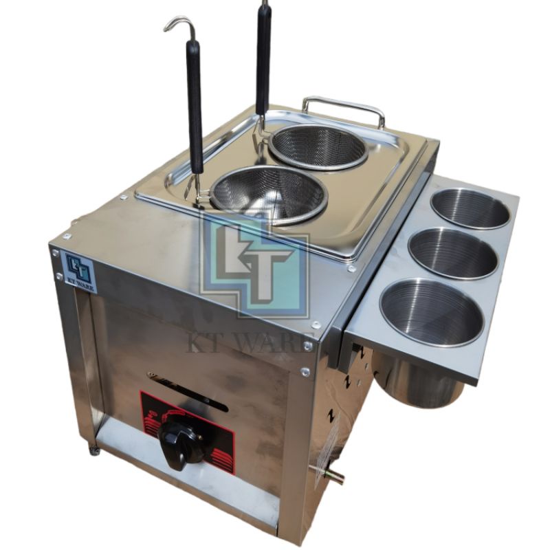 KT WARE 8L LPG Commercial Gas Noodle Cooker Stewed Ramen Oden Yong Tao Fu Spaghetti Pasta Cooker ...