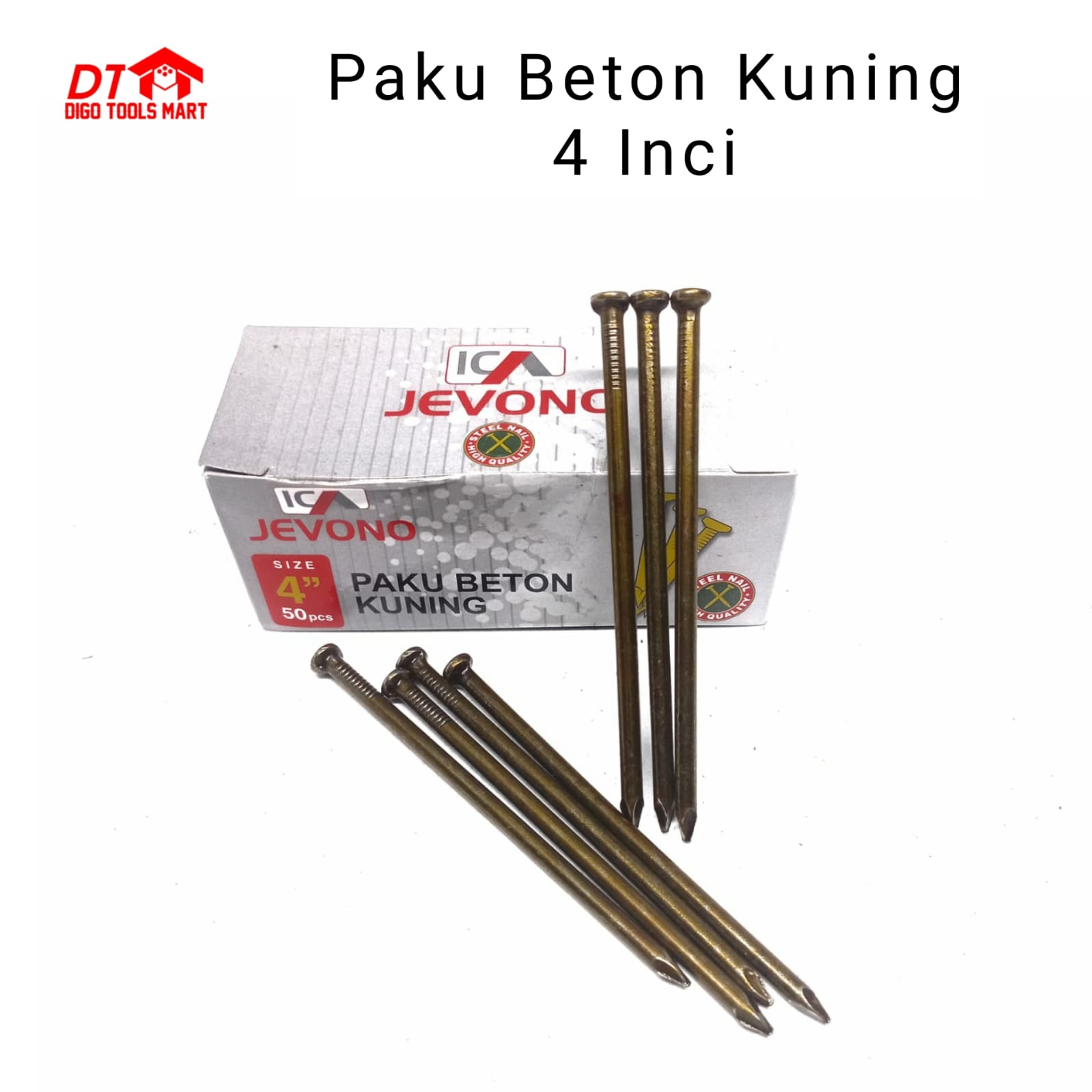 Paku Beton Kuning Ukuran 1-4 Inci Per Dus | Lazada Indonesia