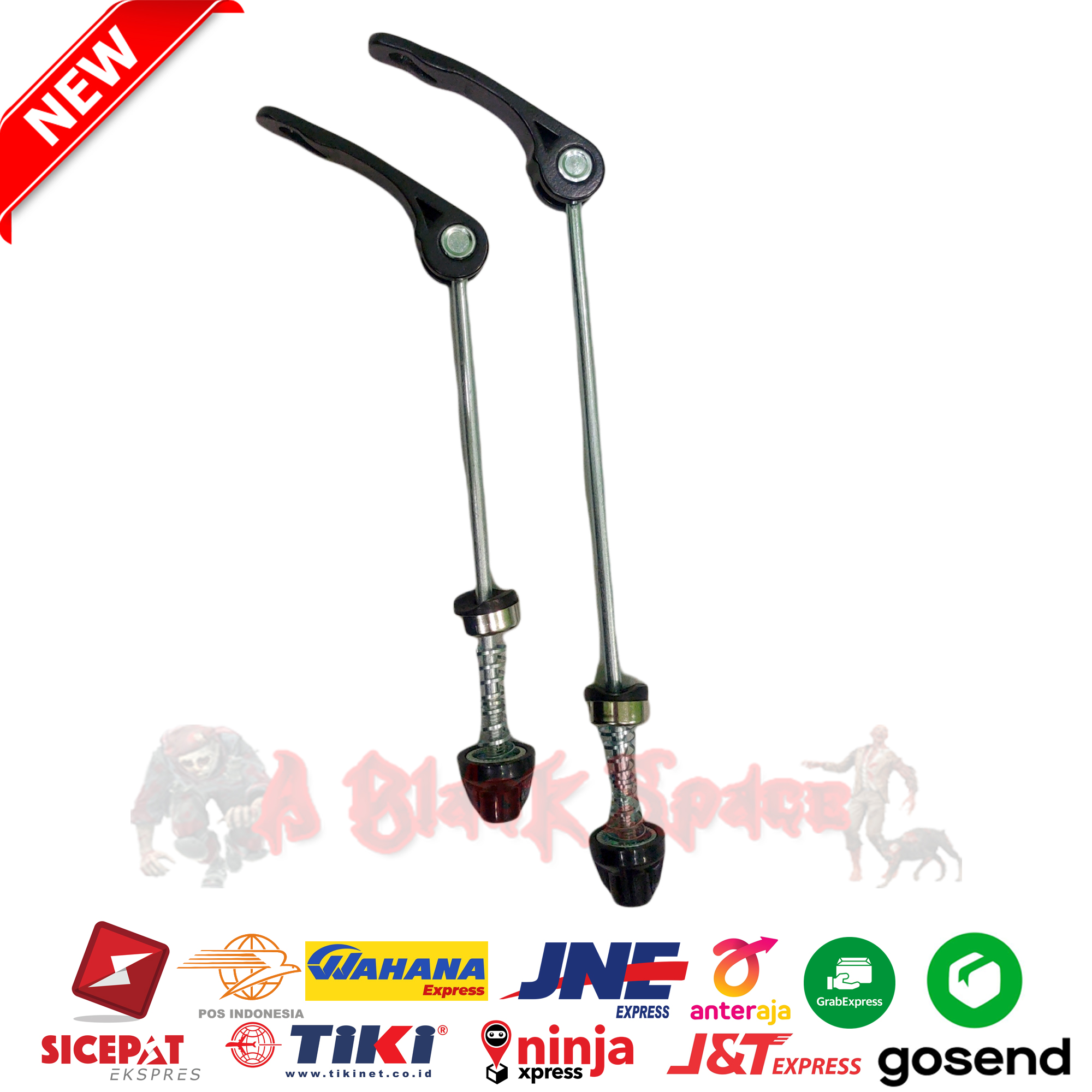 As Quick Release Sepeda As QR Hub Depan Belakang As Roda Sepeda MTB ...